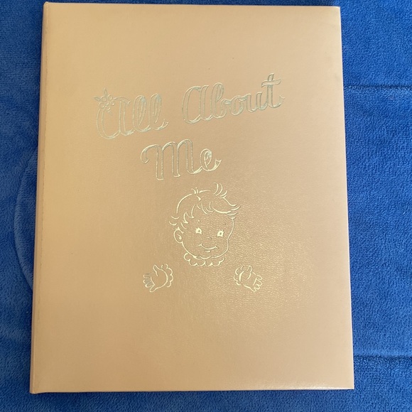 Other | Baby Book Antique Vintage 1954 Beautiful Pictures Cursive ...